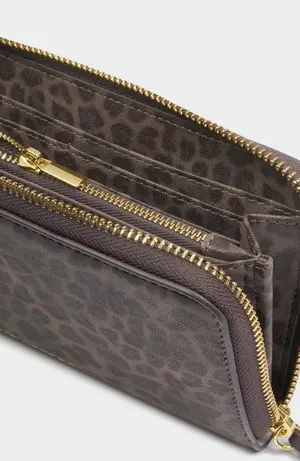 KATIE LOXTON Large Purse - Leopard