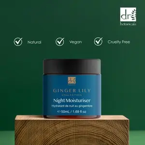 DR BOTANICALS Gingerlily Night Moisturiser 50ml For Anti-aging