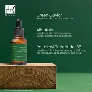 DR BOTANICALS Db Green Caviar Anti-ageing Peptide Eye Serum For Loss Of Firmness