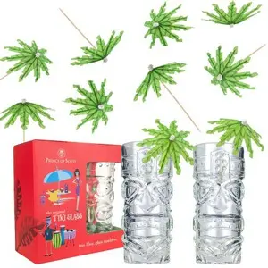 PRINCE OF SCOTS The Original Tiki Glass Party In A Box - Green