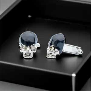 PRINCE OF SCOTS Crystal Skull Cufflinks