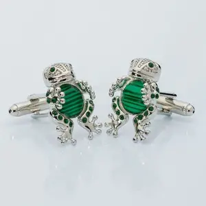 PRINCE OF SCOTS Emerald Frog Prince Cufflinks