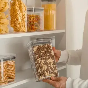 OU Airtight Stackable Food Storage Container Set With Leak Proof Lid
