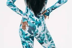 Tutublue Full-body One-piece Swimsuit Upf 50 - Ocean Blue Leopard