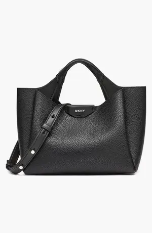 Dkny Willa Mini Satchel - Black/silver