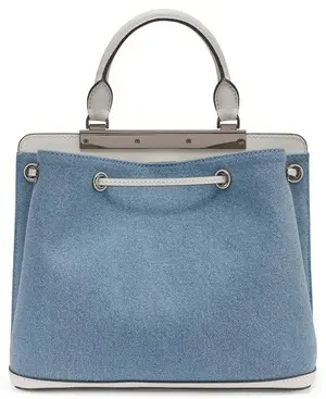 Karl Lagerfeld Paris Evelina Bucket Bag - Light Denim