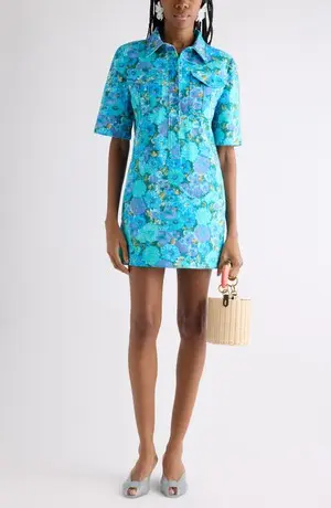 Chloé Daisies Twill Minidress
