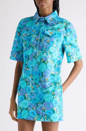 Chloé Daisies Twill Minidress
