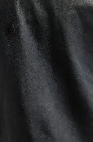 Mauritius Limma Ruffle Leather Jacket