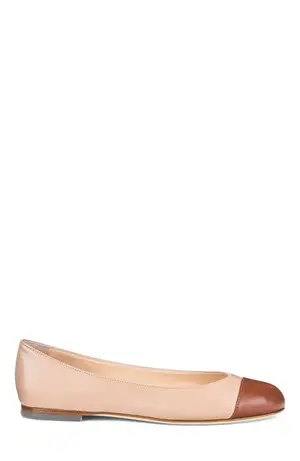 Agl Cap Toe Flats For Women