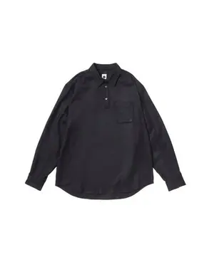 VOWELS Pullover Shirt - Black