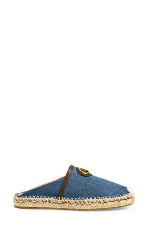 Valentino Garavani Vlogo Espadrille Mule - Denim