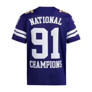 Adidas Washington Huskies 1991 National Championship Icon Football Jersey - Purple