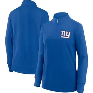 LOGO ATHLETIC New York Giants Velocity Quarter-zip Jacket