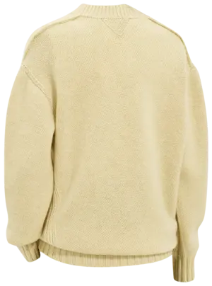 Bottega Veneta Cashmere Twisted Sweater - Butter