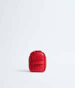 Bottega Veneta Small Cubo Padded Intrecciato Leather Pouch