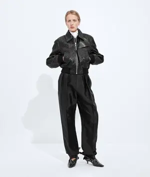 Bottega Veneta Intrecciato Leather Blouson