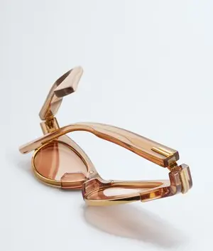 Bottega Veneta Angle Cat Eye Sunglasses