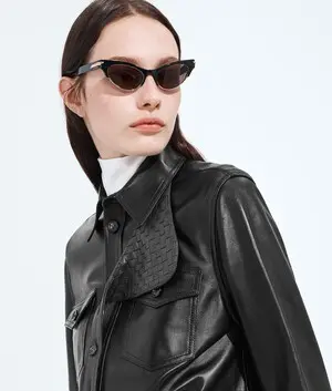 Bottega Veneta Angle Cat Eye Sunglasses