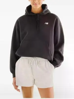 NEW BALANCE Kangaroo-pocket Hoodie - Black