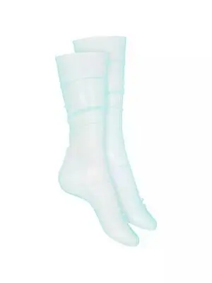 MAISON CLOSE Tulle Socks Blue