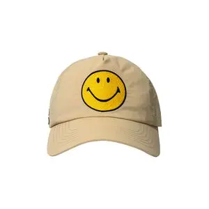 MARKET Classic Smiley 5 Panel Cap - Cream