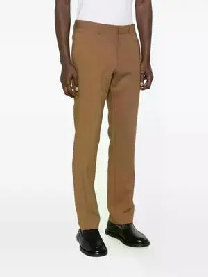 Sandro Concealed-fastening Trousers - Brown