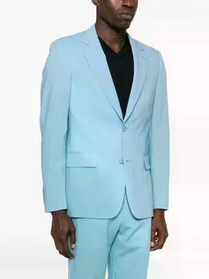 Sandro Wool Suit Jacket - Blue