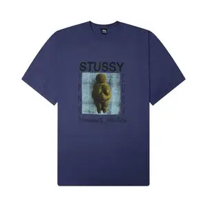StÜssy Permanent Collection Pigment Dyed Tee - Blue