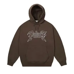 PALACE Le Script Hood - Brown