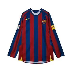 Nike Fc Barcelona 2005/06 Reissue Replica Long-sleeve Jersey - Red