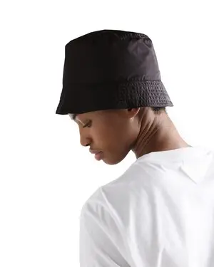 Prada Foldable Re-nylon Bucket Hat - Black