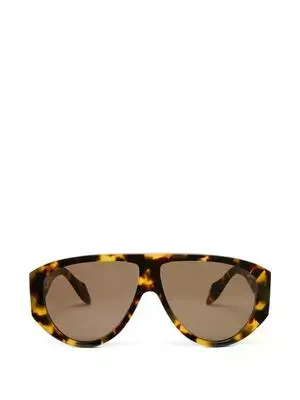 Pinko Pilot Logo-detail Sunglasses - Brown