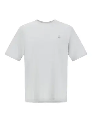 Herno Embroidered Logo Jersey T-shirt - Grey