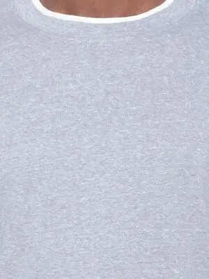 Brunello Cucinelli Basic Cotton And Linen Blend T-shirt