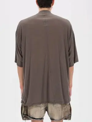 Rick Owens Cotton Oversized T-shirt - Brown
