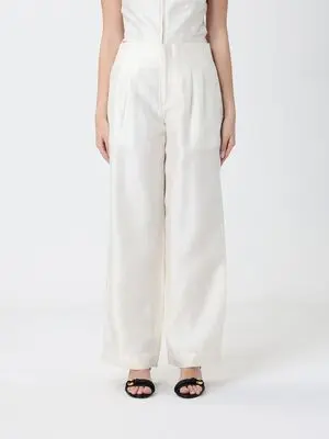 Staud Wide Leg Tailored Trousers - Ivory