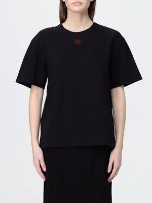 Pinko Embroidered Heart T-shirt - Black