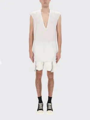 Rick Owens Rick Owens Drkshdw Cotton Oversized T-Shirt White