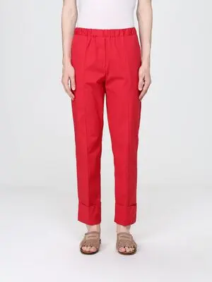SEMICOUTURE Tailored Trousers - Red