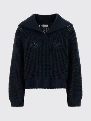 Brunello Cucinelli Ribbed Knit Pullover With Shawl Collar - Ocean