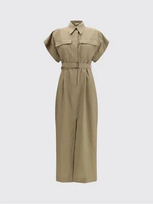 Brunello Cucinelli Belted Shirt Dress - Brown