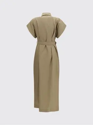Brunello Cucinelli Belted Shirt Dress - Brown