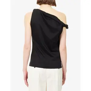 ROHE FRAMES Sculptural Twisted-strap Top