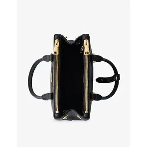 Prada Galleria Mini Leather Tote Bag - Black