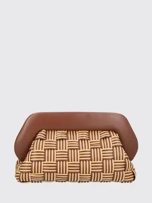 THEMOIRE Woven Clutch - Beige