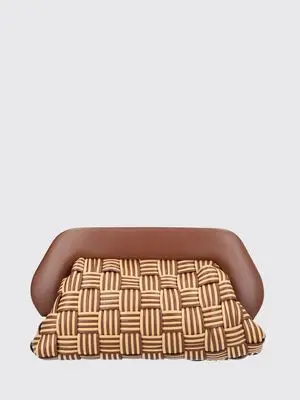 THEMOIRE Woven Clutch - Beige