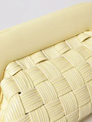 THEMOIRE Woven Clutch - Yellow
