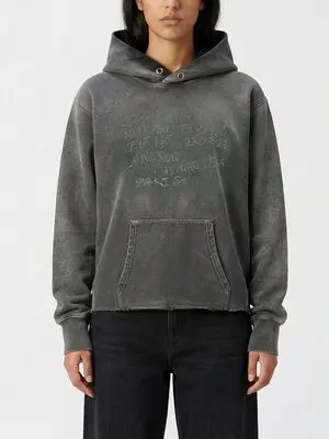 MAISON MARGIELA Logo Cotton Hoodie - Grey