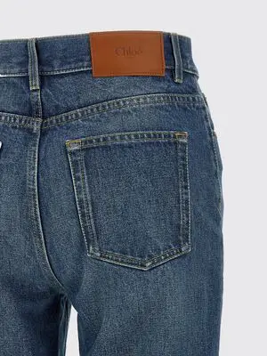 Chloé Flared Cotton Denim Jeans - Indigo